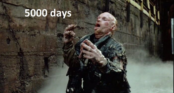 Thank you for 5000 days? - 9GAG