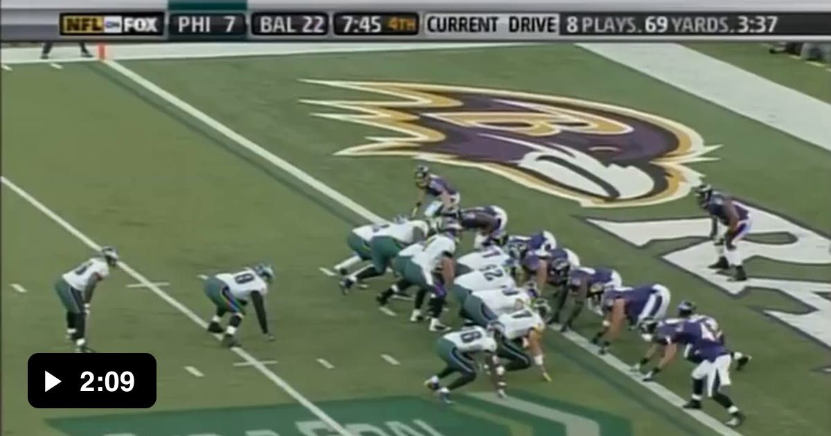 Ed Reed’s 108-Yard Pick Six (2008) - 9GAG