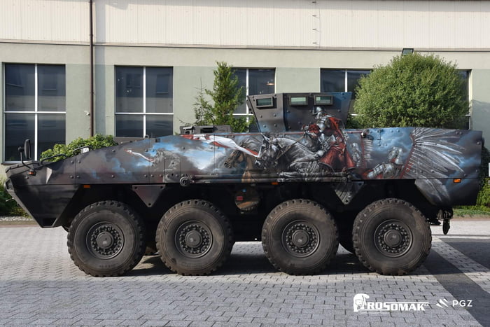 Poland prepared for cultural enrichment. Rosomak (Wolverine) armored ...