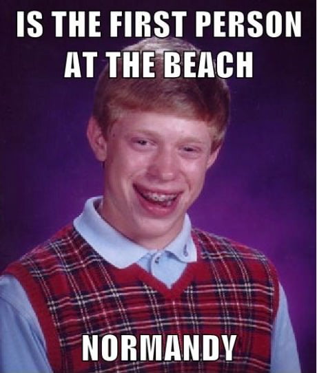 Classic Brian at the beach. - 9GAG