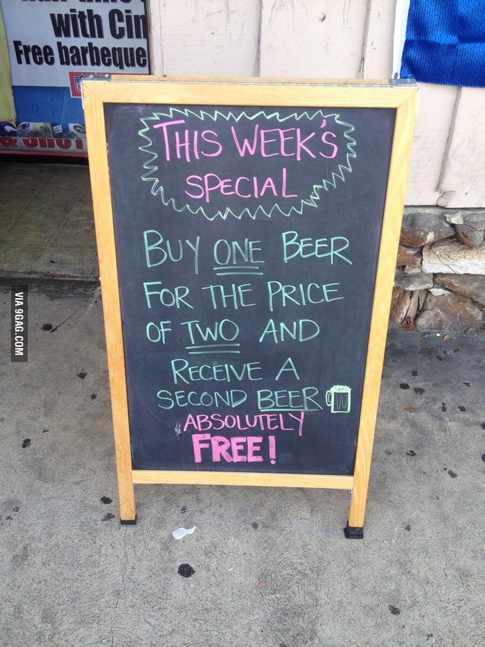 Outside my favorite drinking spot. - 9GAG