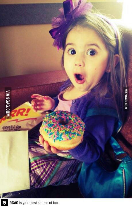 When my friend gives me my favorite flavor donut - 9GAG
