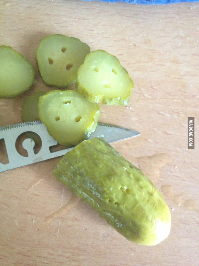 My pickles are scared, they should be mwuhaha! - 9GAG