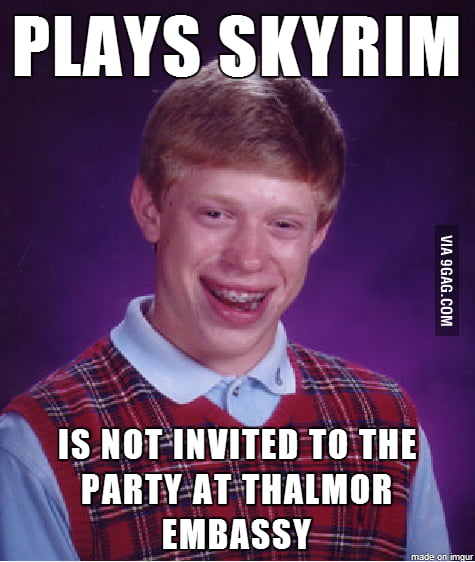 He is not fun at parties; even at imaginary ones. - 9GAG