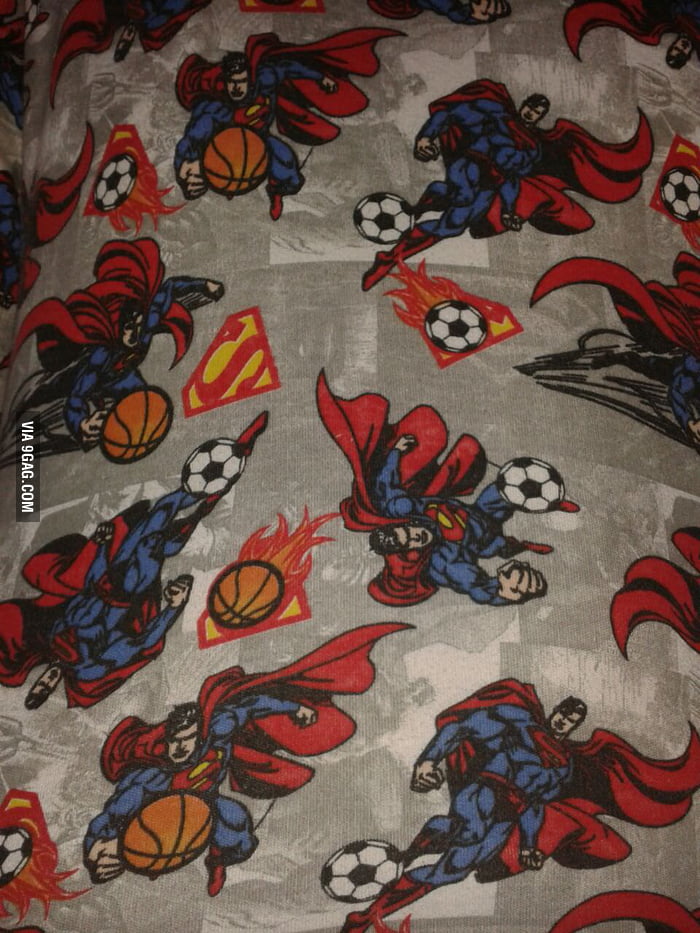 Now superman is playing basketball and football - 9GAG