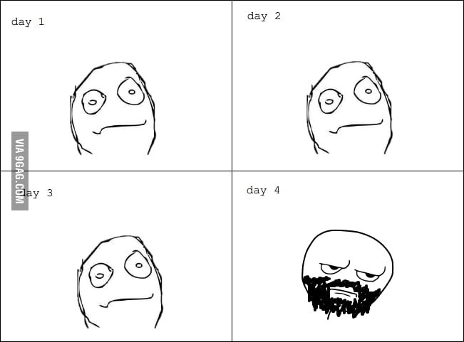 Beard rage - 9GAG
