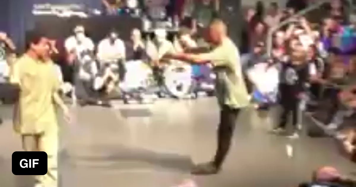 At this one legged breakdancer - 9GAG