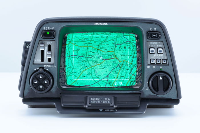 Analog car navigation system from Honda in 1980, before GPS existed - 9GAG