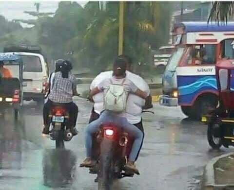 Riding your bike when suddenly the Airbag deploys... - 9GAG