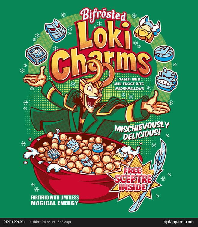 Bifrost Loki Charms tees at riptapparel - 9GAG