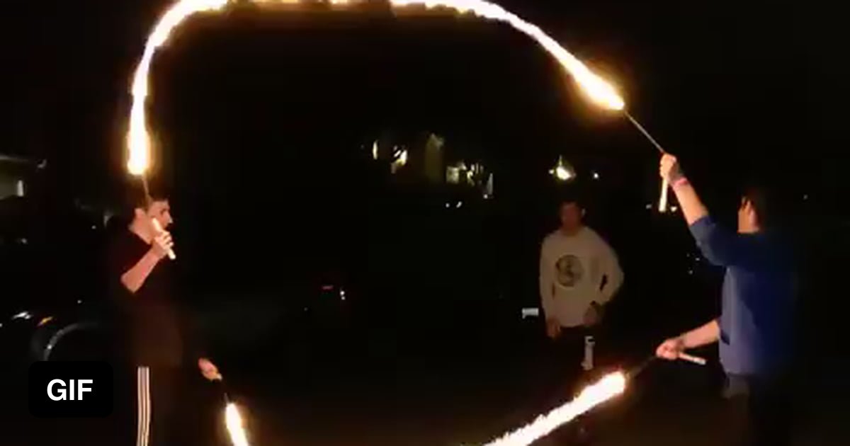 Double fire rope skipping - 9GAG