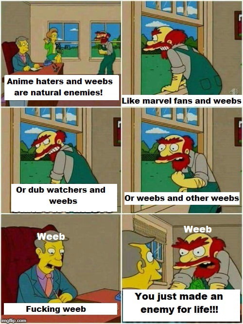 Instruction for weebs: Read from left to right. - 9GAG