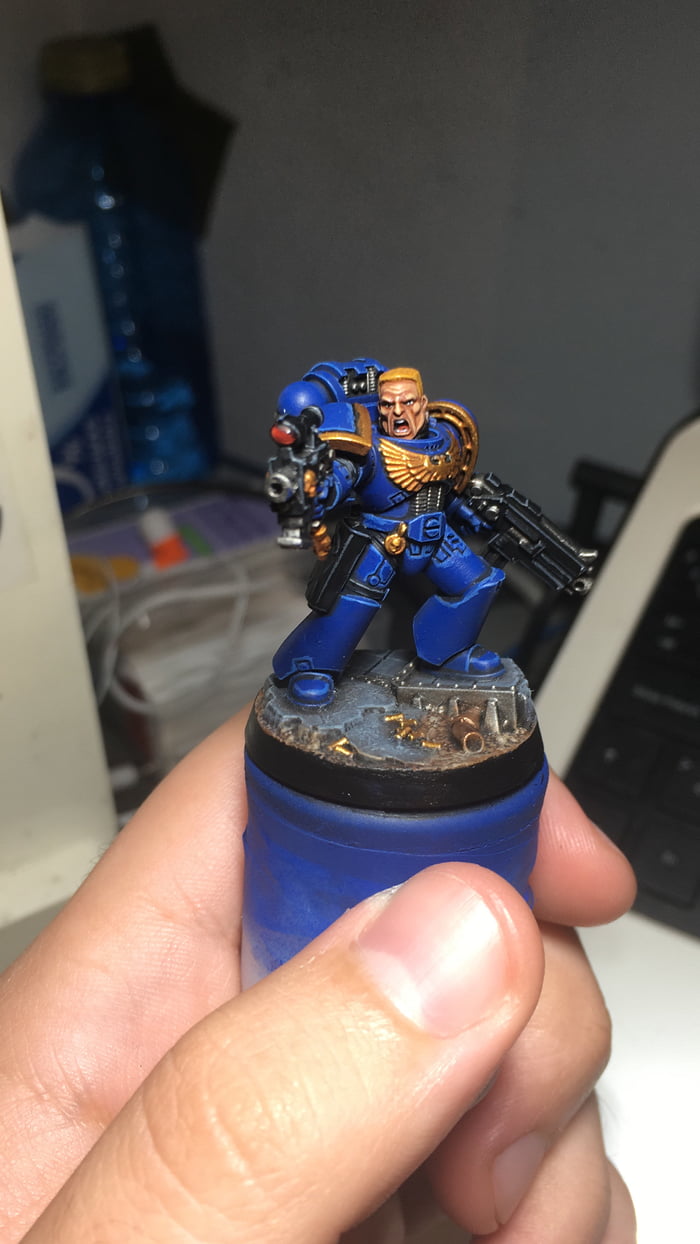 Finished my space marines heroes Brother Garus, what do you guys think ...