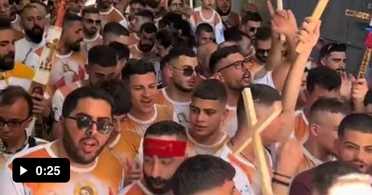 1 In This Video Arab Christians Celebrating In Israel In Jerusalem 2