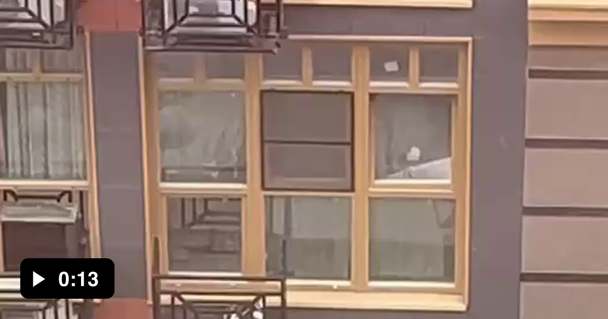 Just a girl washing a window - 9GAG