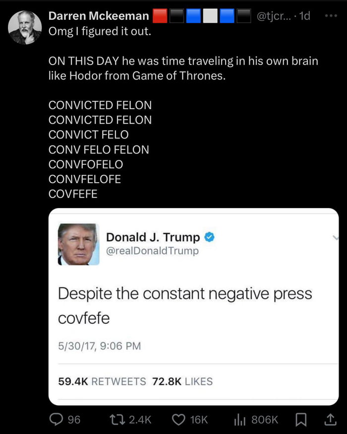Covfefe mystery finally solved! - 9GAG Covfefe mystery finally solved! - 9GAG