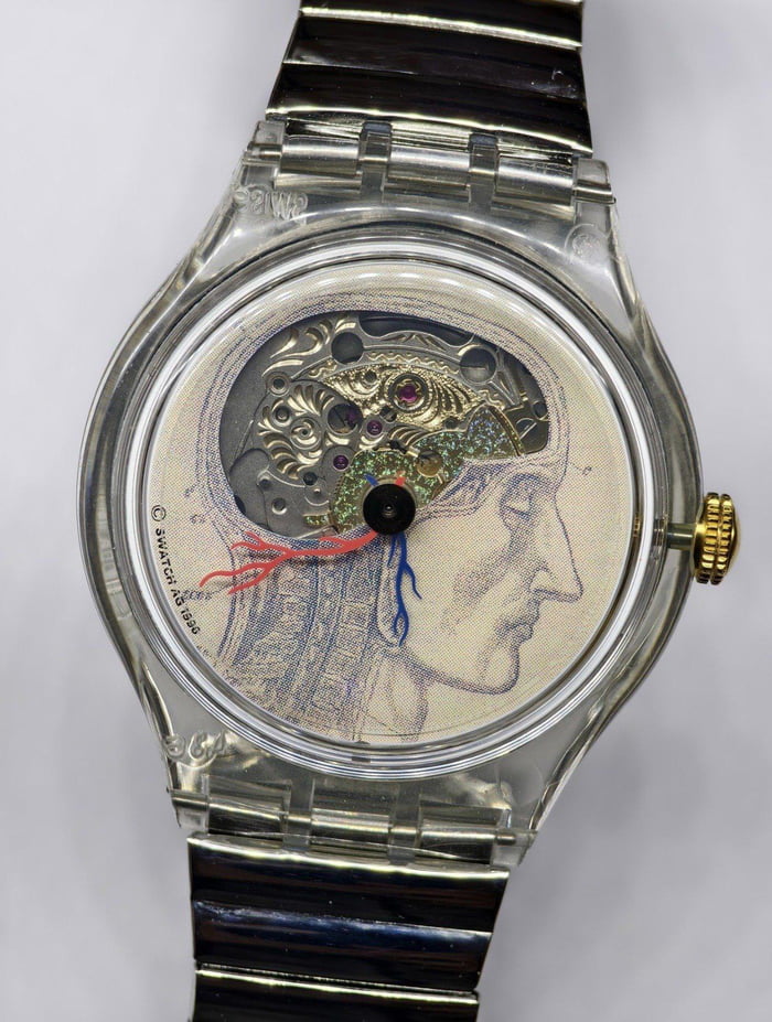 Swatch “Ticking Brain” Limited Edition Watch (1997) - 9GAG