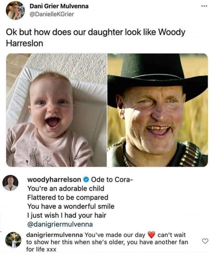 Woody Harrelson creating a future memory - 9GAG