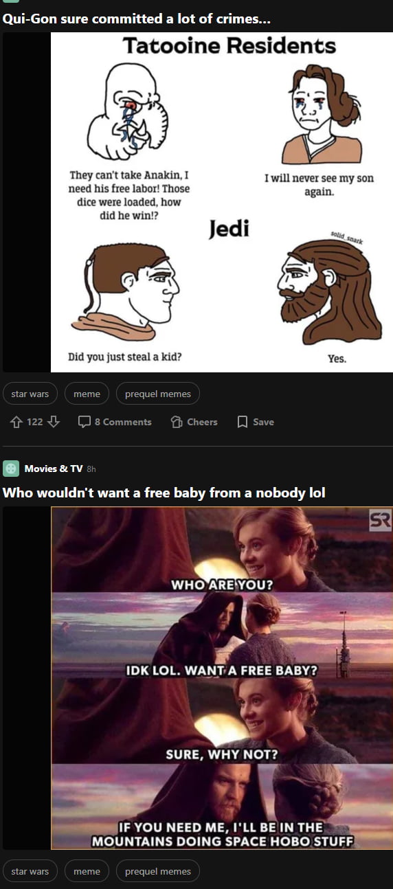 Take a penny, leave a penny; but in Star Wars. - 9GAG