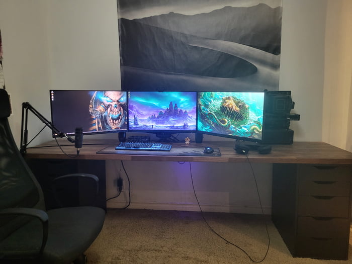 Actually put some effort into cable management this time! - 9GAG