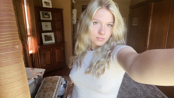 Braless in white - 9GAG