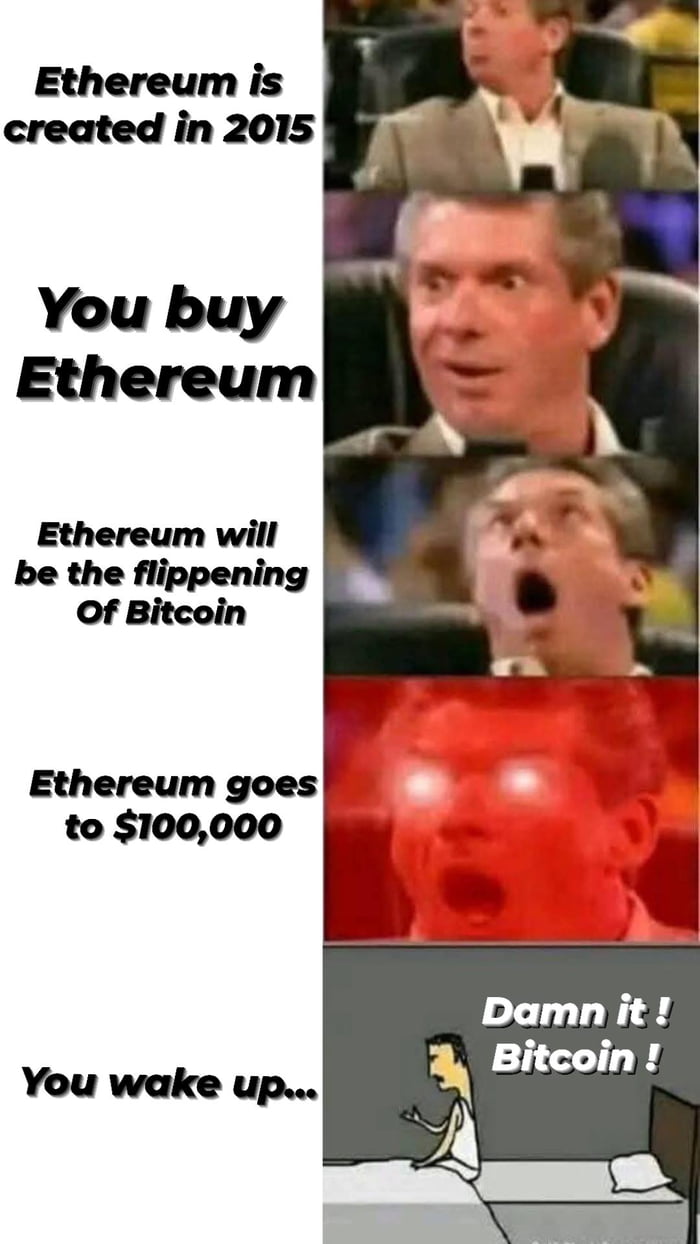 Ethereum : the flippening of Bitcoin. - 9GAG