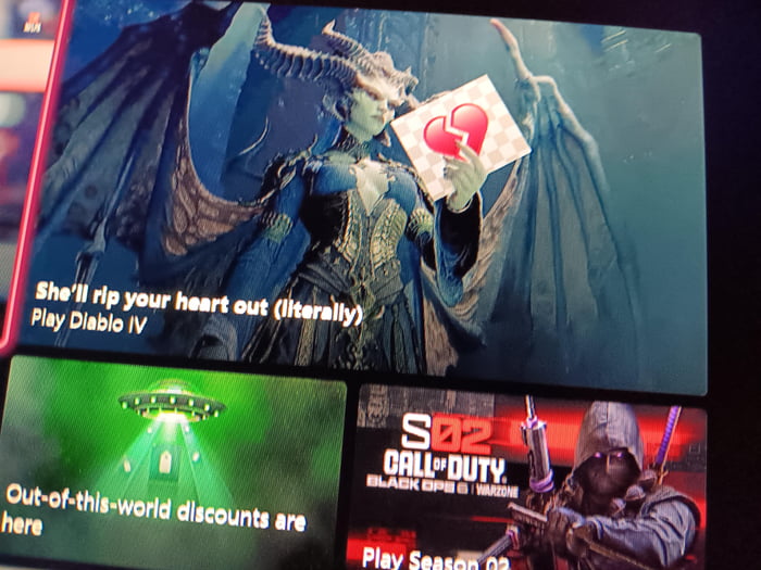 This Xbox ad for Diablo Four using a fake PNG. - 9GAG