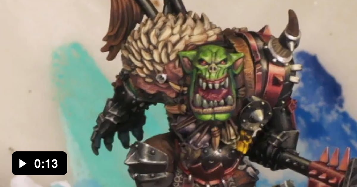 Ork Boss finished! - 9GAG