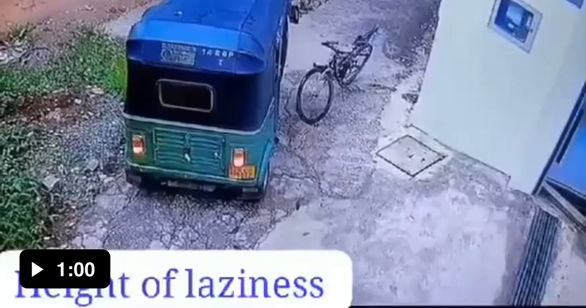 Too lazy to move a cycle.. His world moved without him - 9GAG