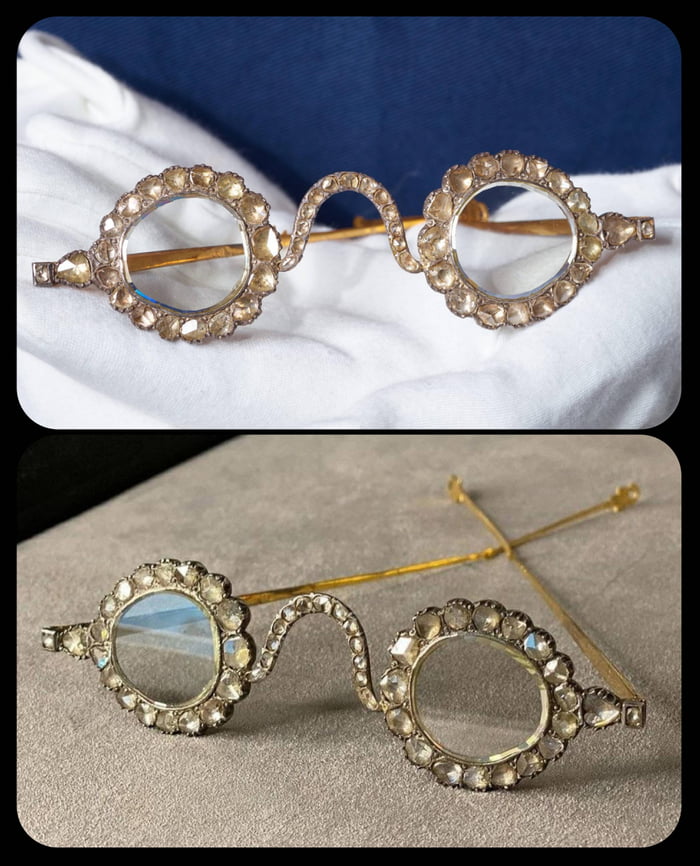 Diamond Spectacles from India, c.1620-1660 CE: these spectacles have ...