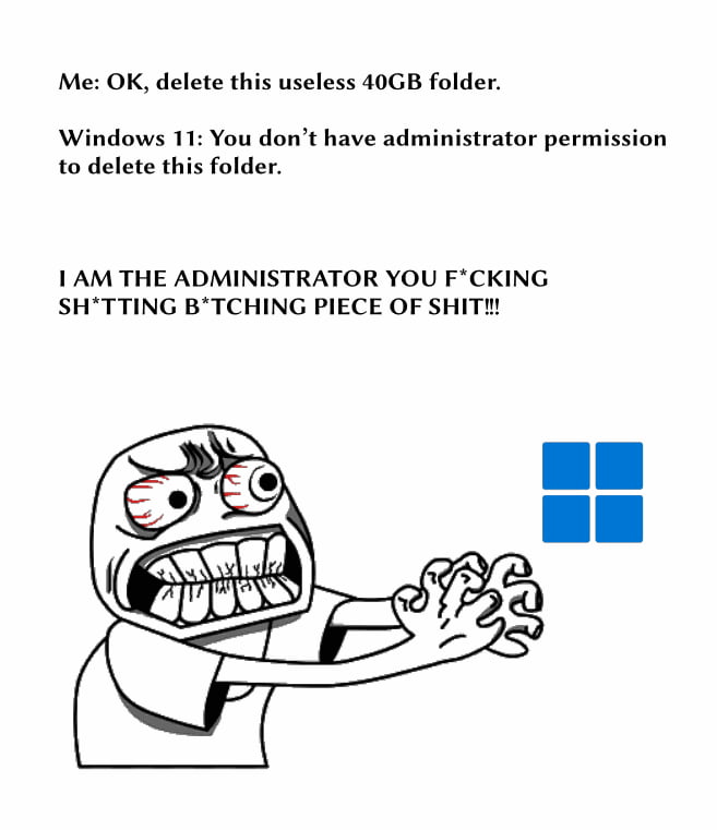 Reason 69 why windows is shit - 9GAG