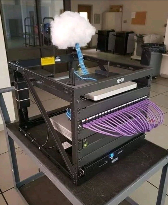 This is how cloud computing looks like - 9GAG