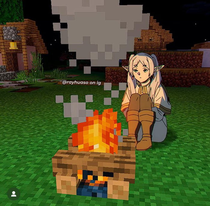 Frieren in Minecraft - 9GAG