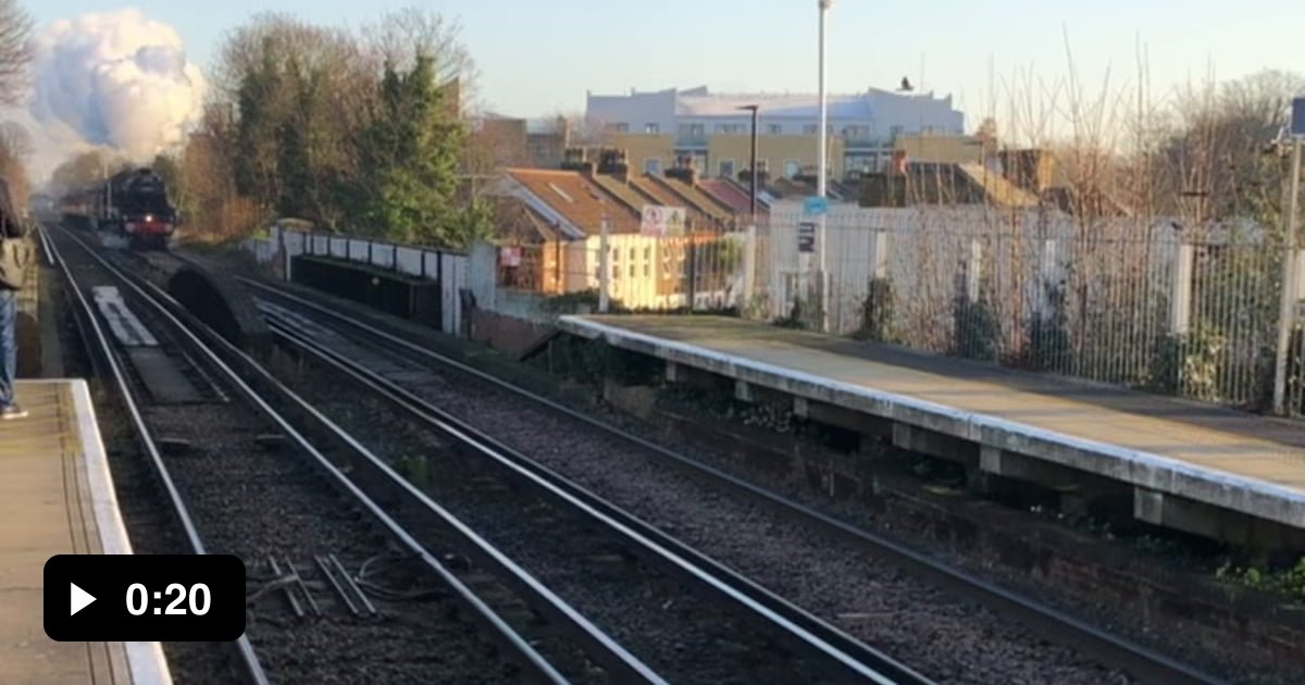 No Politics. Just a random steam engine passing by while i wait for my ...