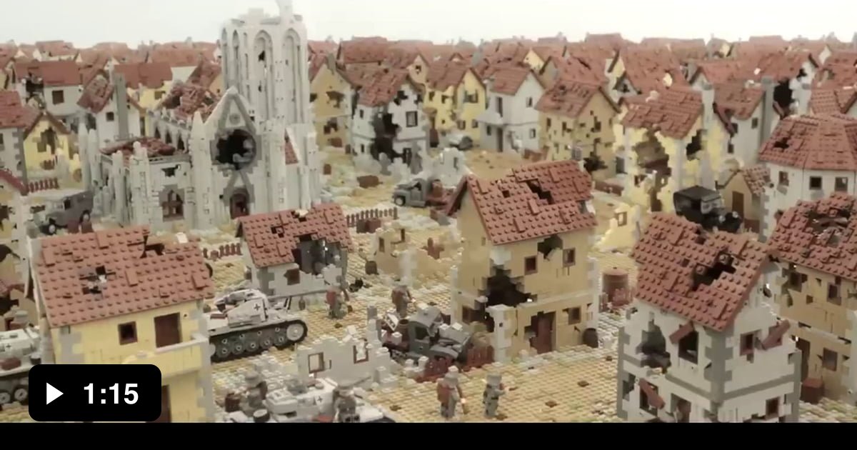 How he made the (not) LEGO WW2 stop motion - 9GAG