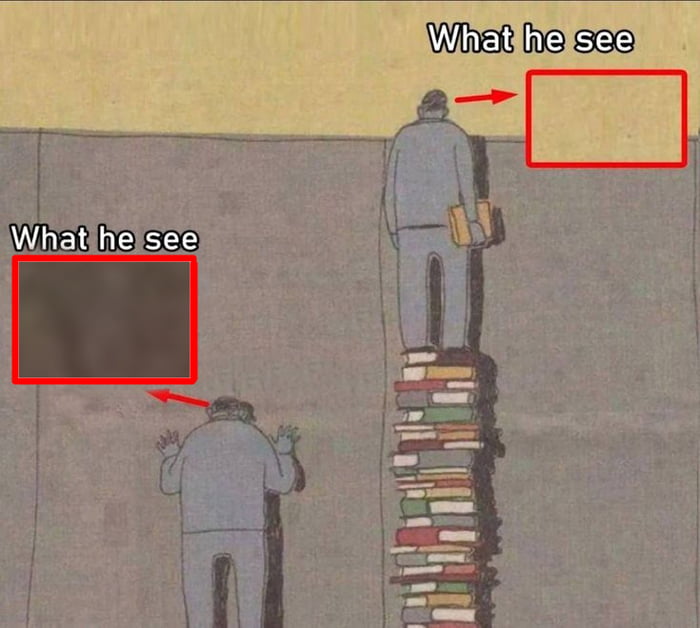 Where you stand changes everything. - 9GAG