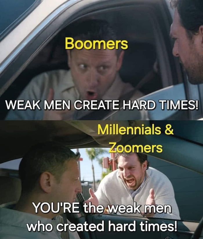 Weak men indeed - 9GAG