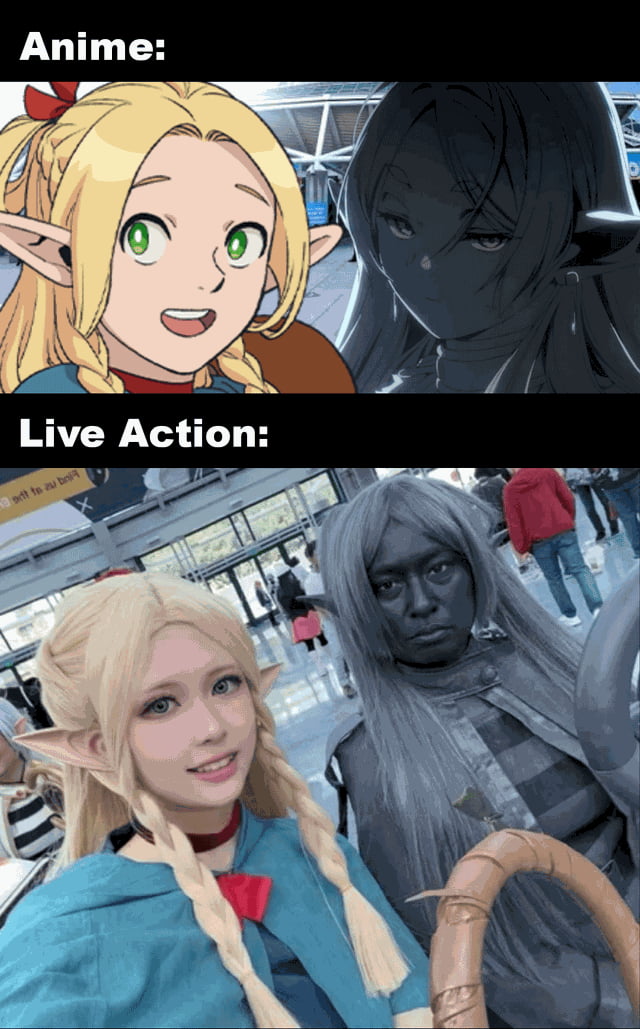 Frieren Marcille Live Action - 9GAG