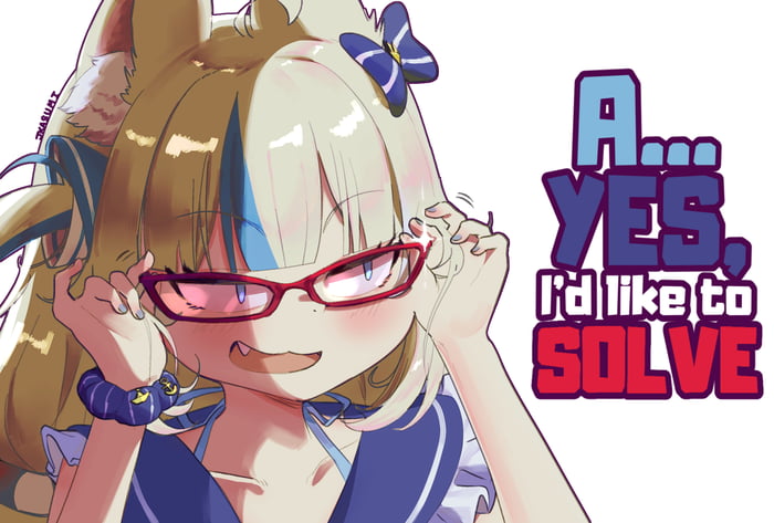 A... yes, I'd like to solve. - 9GAG