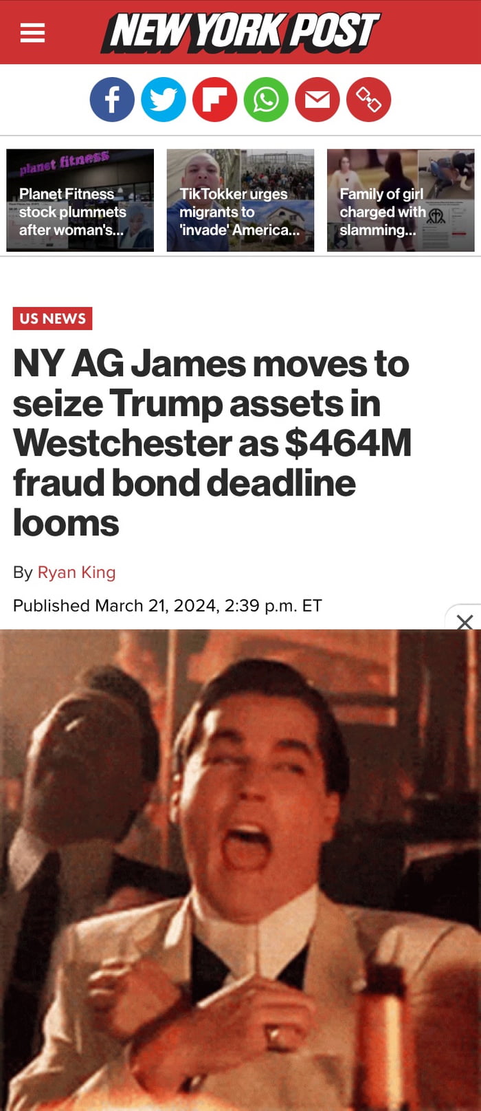 Dang it. I wanted them to take the penthouse first. - 9GAG