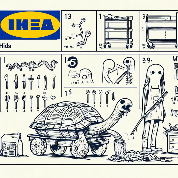 #Nonsensical_ikea_instructions - 9GAG