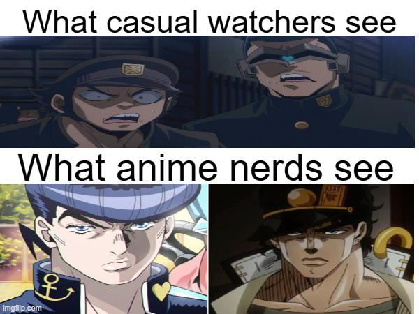 Tf why are jotaro and josuke in MHA - 9GAG