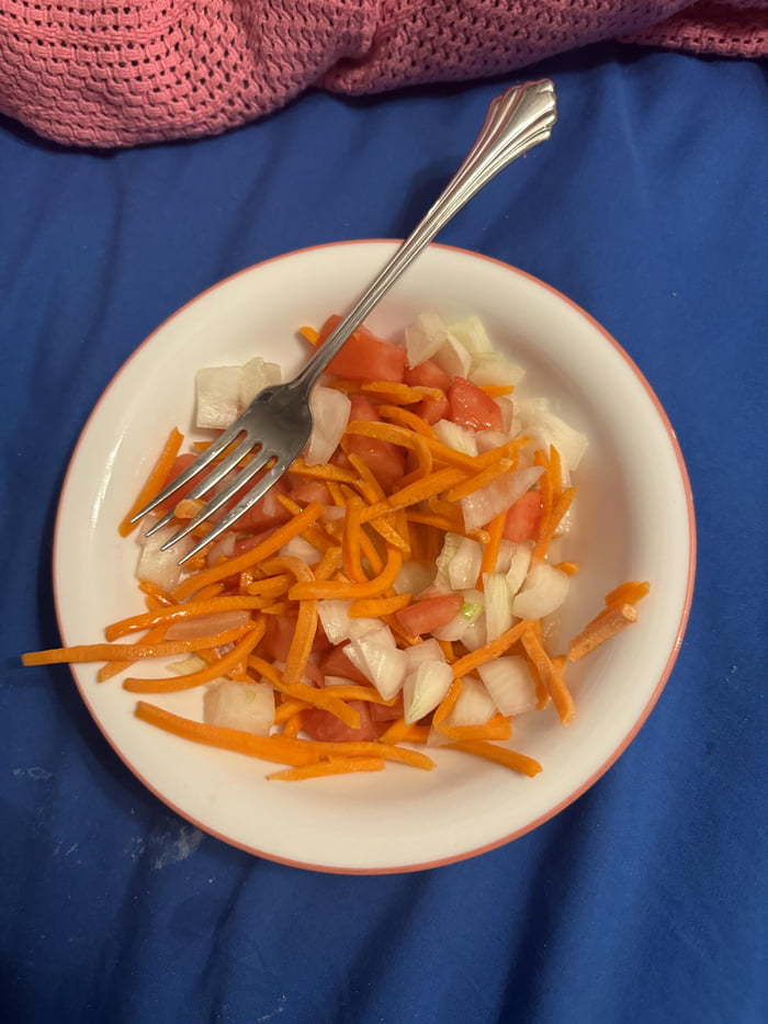 The lettuce went bad so here’s a sad salad - 9GAG