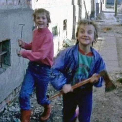 Why don't you go outside and play with the neighbors kids? The ...