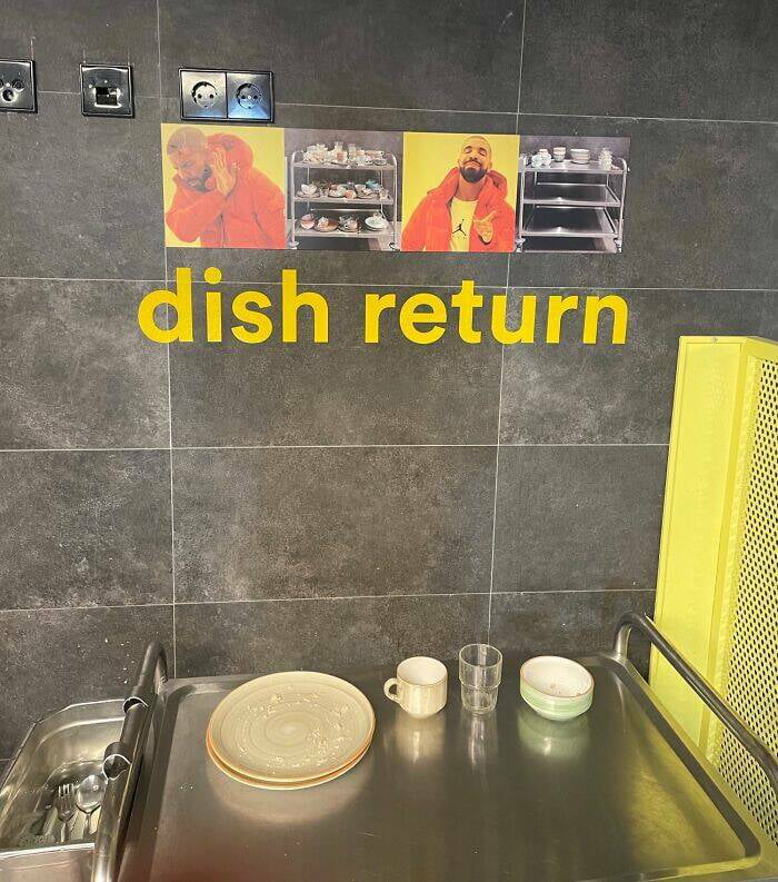 The Hostel At Uses The Drake MEME Template To Show How The Dishes Are ...