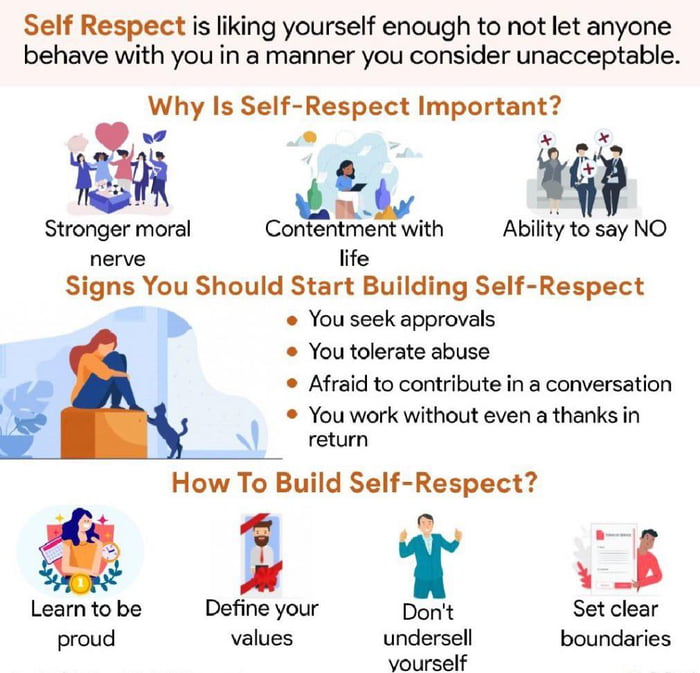 A cool guide on self-respect - 9GAG