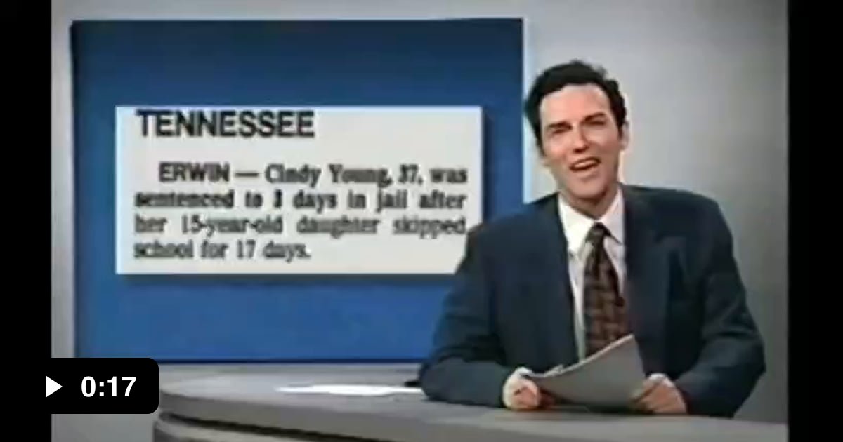 Norm Macdonald- school skipping joke. - 9GAG