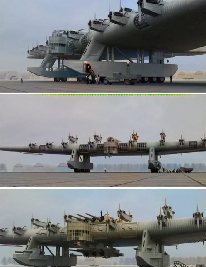 The Kalinin K-7, a soviet experimental heavy bomber of the 1930 ...