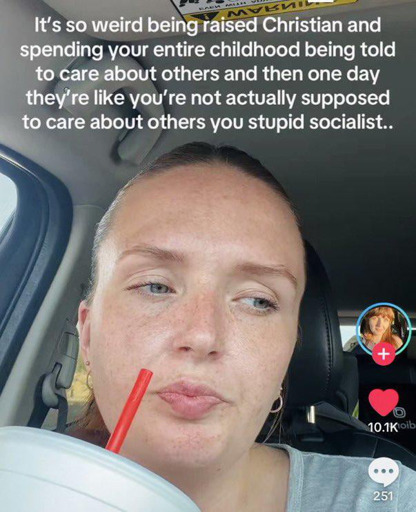 They even say that only churches and charities are supposed to help people not the government 🙄 ...