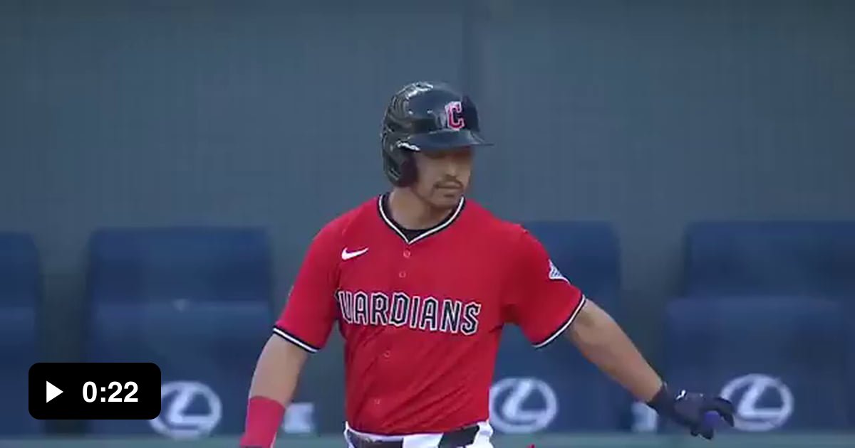 Steven Kwan called time last night and put on a pink wristband to ...